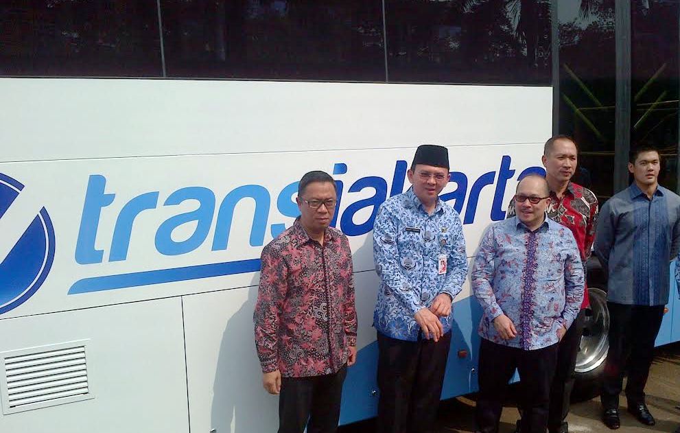 Ahok Resmikan Logo TransJakarta