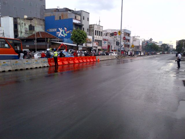 Persimpangan ke Jalan Biak Ditutup, Lalin jadi Lancar
