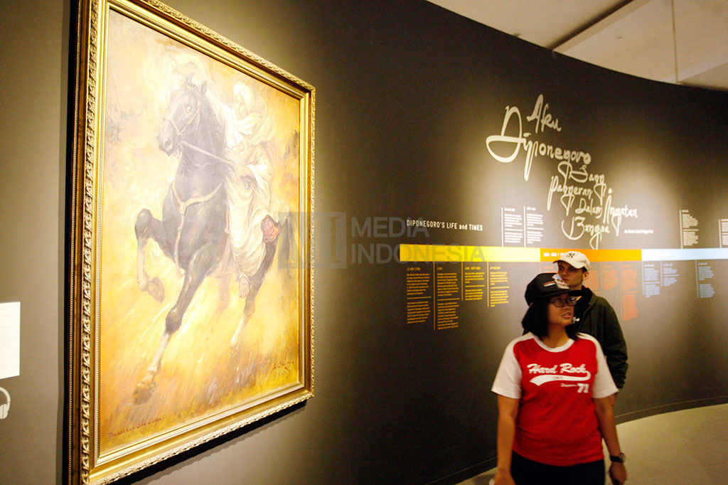 Pameran Lukisan Bertema Pangeran Diponegoro di Galeri Nasional Jakarta