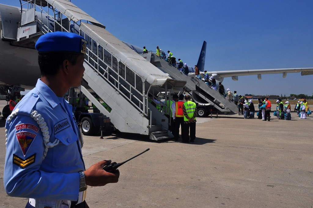 Pengamanan di Bandara Adi Soemarmo Diperketat Pengamanan di Bandara Adi Soemarmo Diperketat