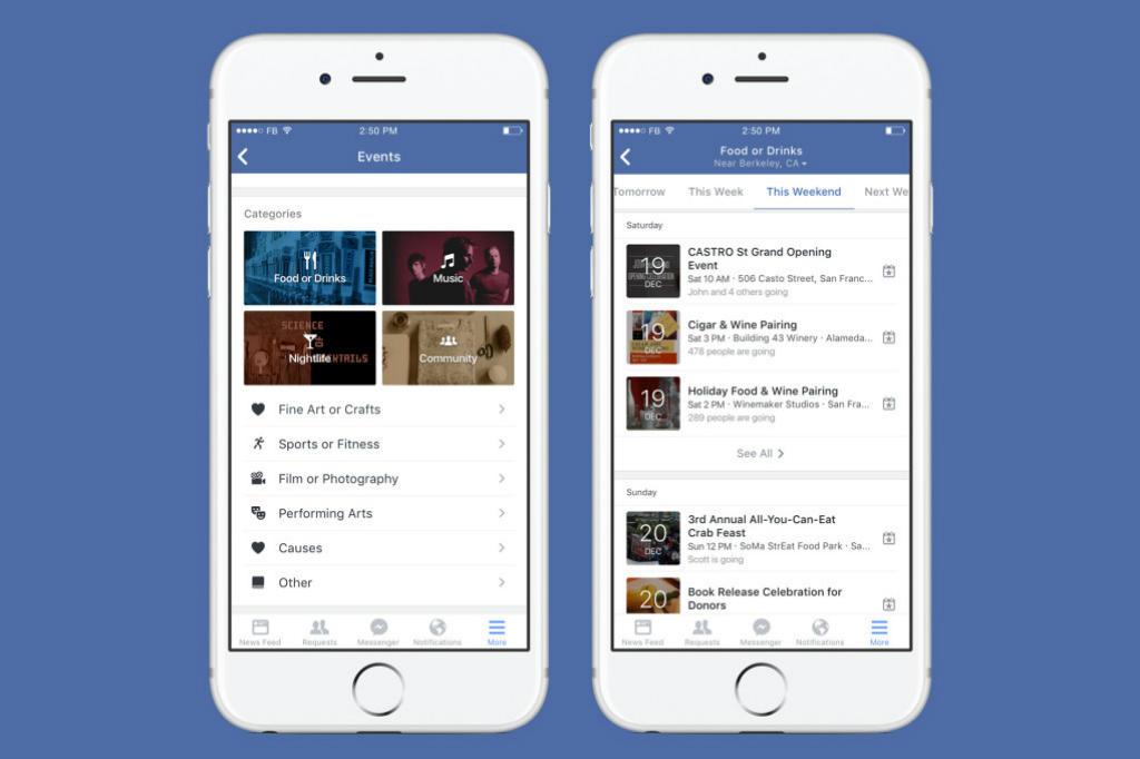 Facebook Luncurkan Aplikasi Events untuk iOS