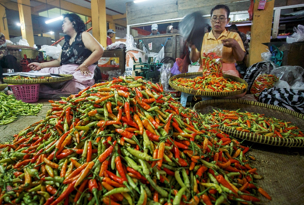 Harga Cabai Merah di Solo Capai Rp100.000/Kg