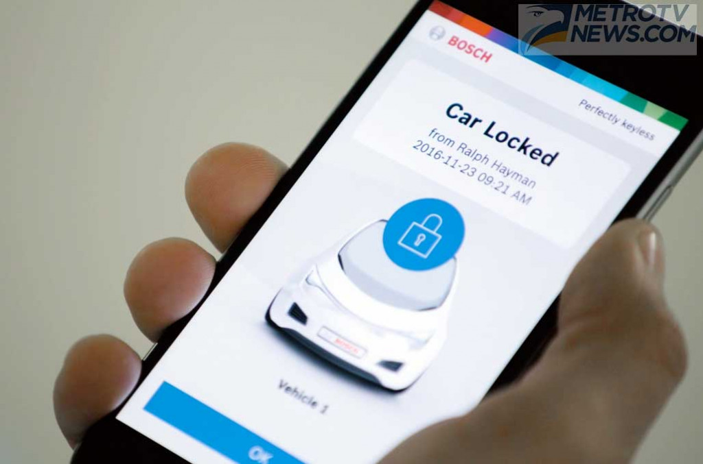 Bosch Kenalkan Kunci Mobil Terintegrasi Gawai