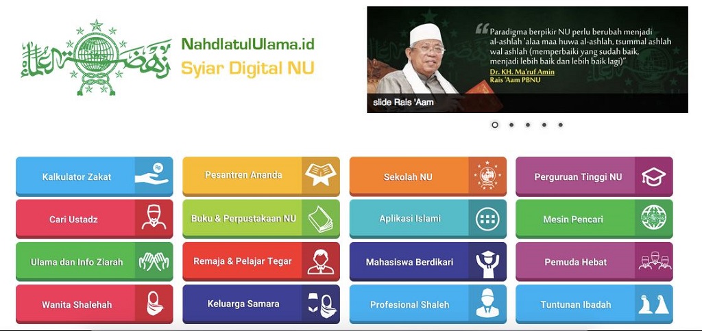 Nahdlatul Ulama Kini Punya Situs Sendiri Nahdlatul Ulama Kini Punya Situs Sendiri