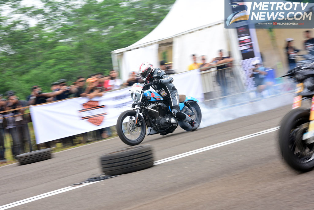 Badai Hantam Lanud Rumpin, Drag Bike Moge Hanya Tiga Kelas