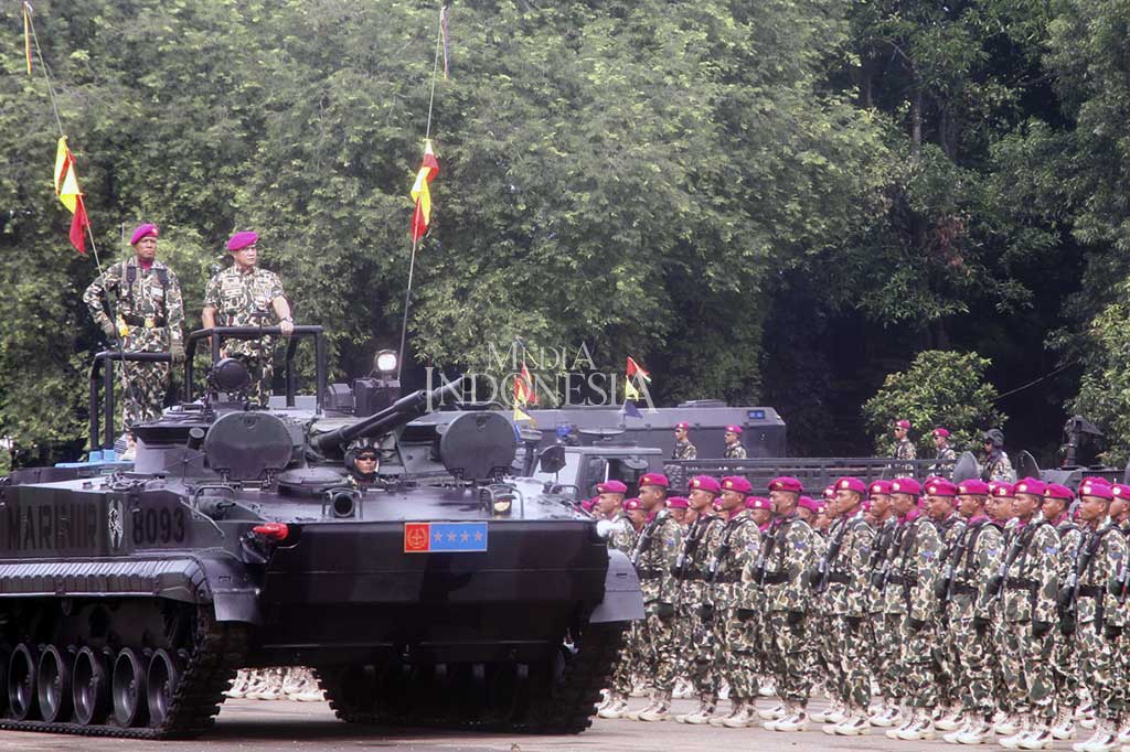 KSAL: TNI-AL Lanjutkan Pengadaan Alutsista Tempur Marinir