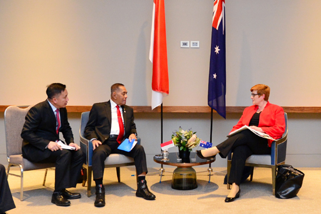 Menhan RI-Australia Bertemu Bahas Nuklir Korut dan ISIS