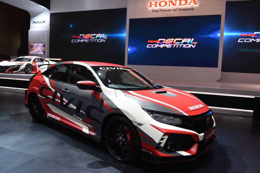 Decal Kabuki di Honda Civic Type R