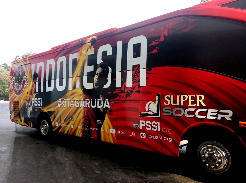 Bus baru timnas Indonesia. (Foto: Humas PSSI)