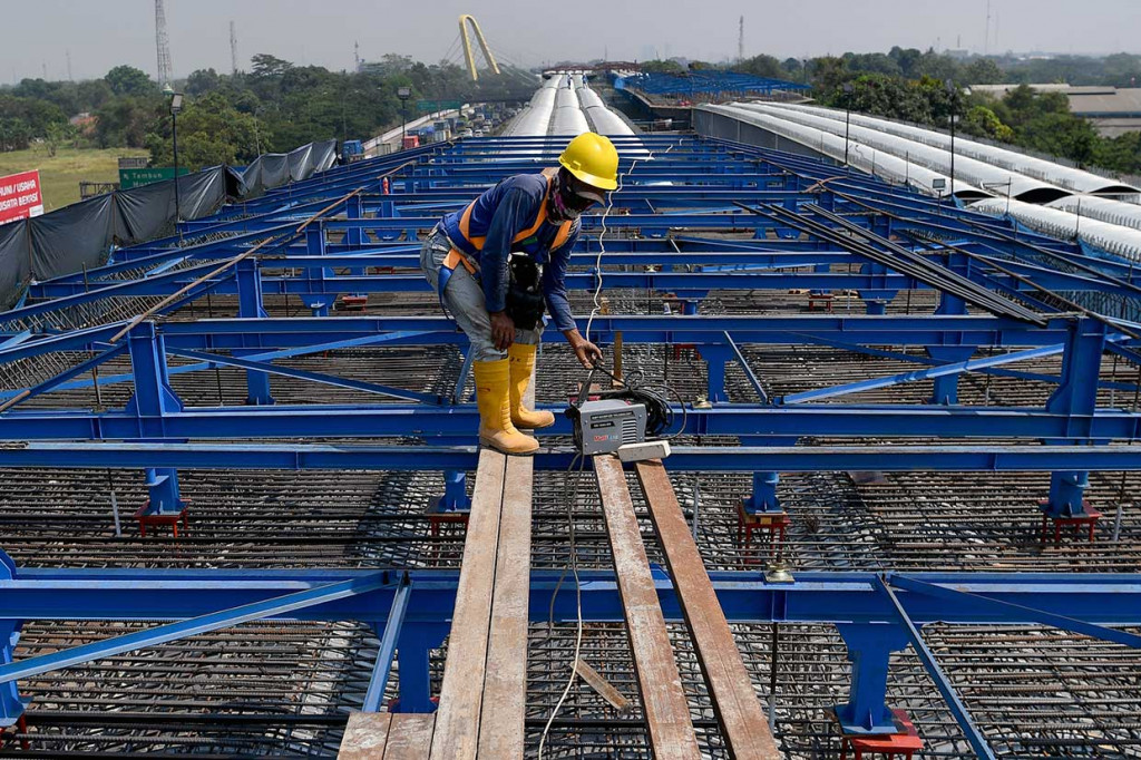 Progres Pembangunan Tol Layang Japek II Capai 40 Persen Progres Pembangunan Tol Layang Japek II Capai 40 Persen