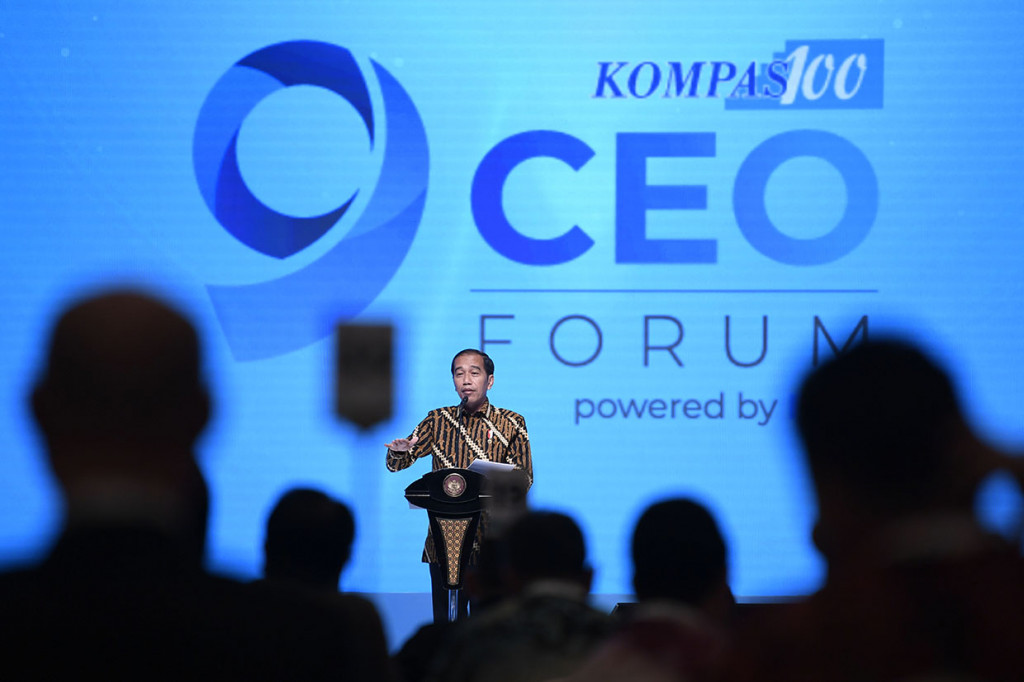 Jokowi Ajak CEO Ambil Peluang dari Perang Dagang AS-Tiongkok