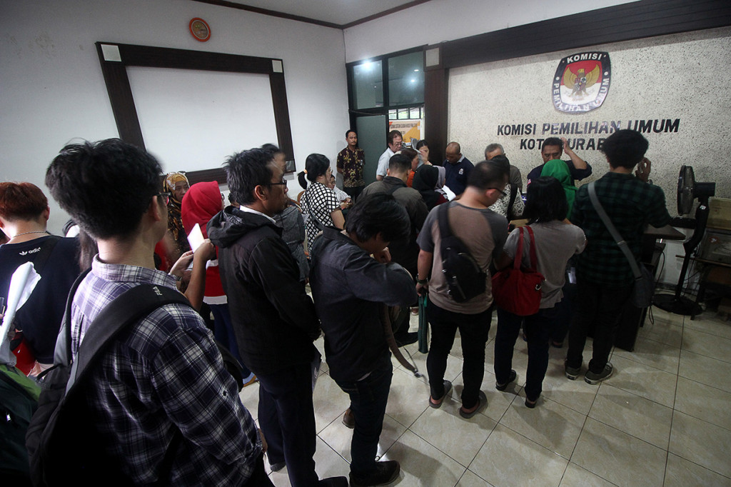 Suasana Hari Terakhir Pendaftaran Formulir A5 di Sejumlah Daerah