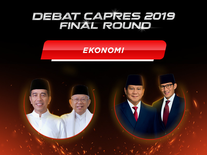 Debat Capres 2019 Final Round Tema Ekonomi