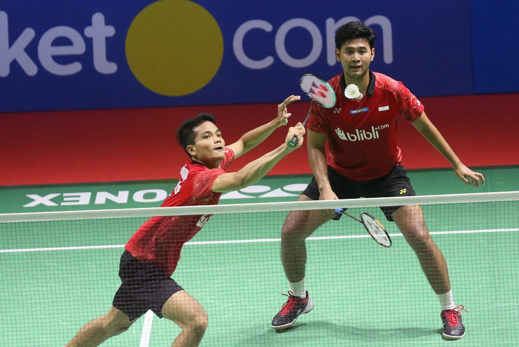 ?Dua Ganda Putra Indonesia Melaju ke Babak Kedua Indonesia Open