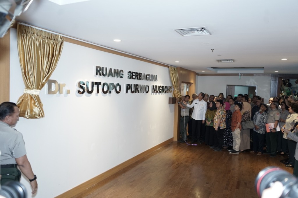 BNPB Resmikan Ruangan Sutopo