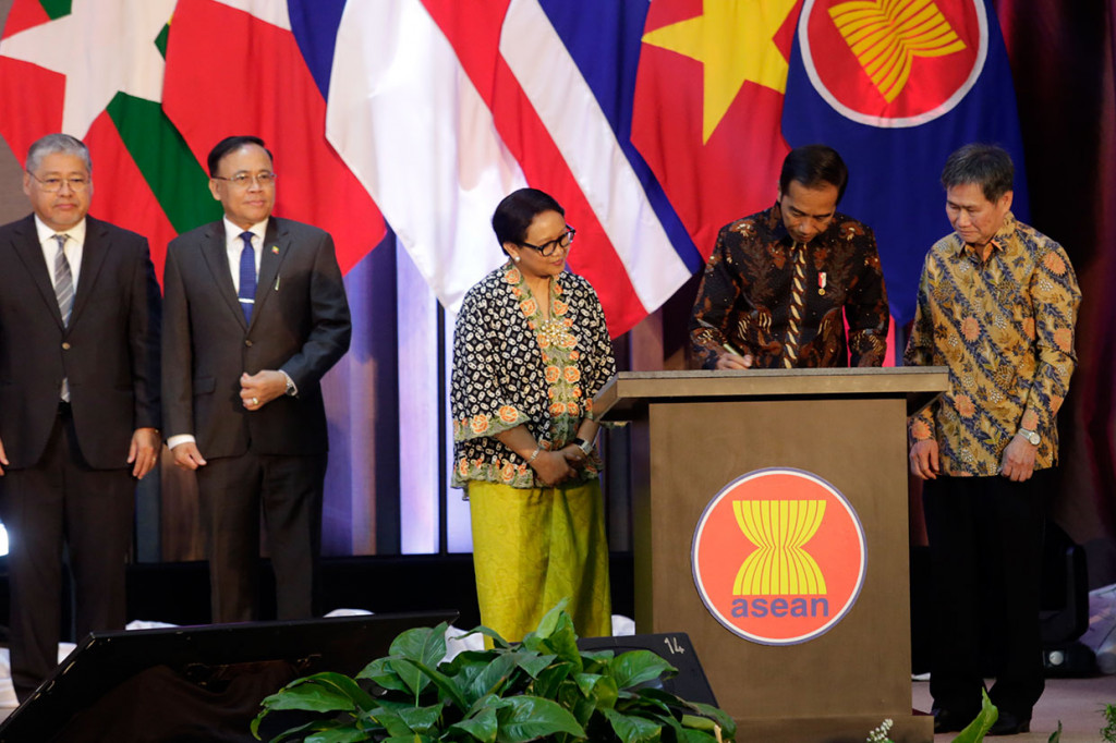 Jokowi Resmikan Gedung Baru Sekretariat ASEAN