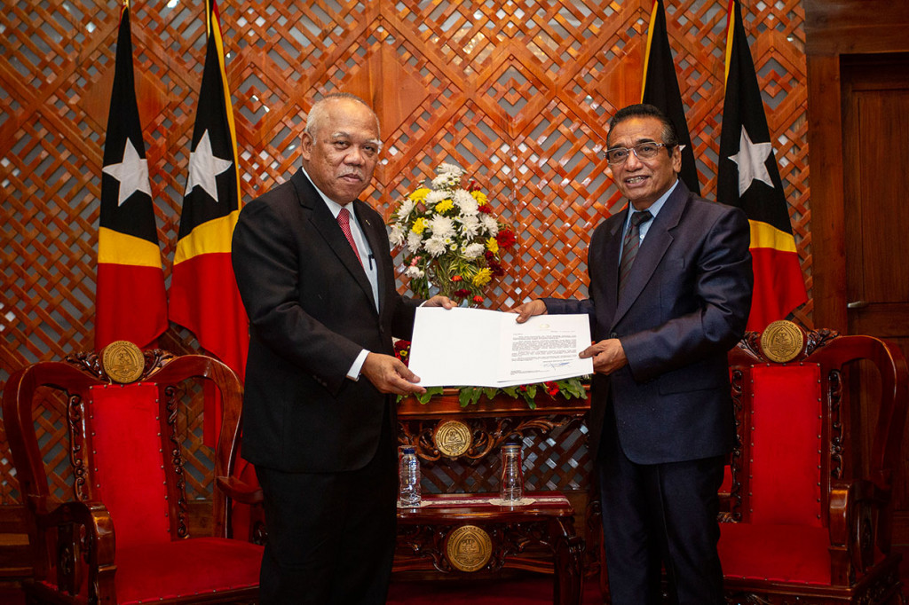 Menteri Basuki Bertemu Presiden Timor Leste