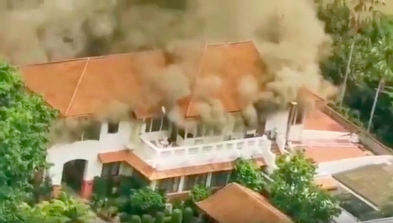 Rumah Dinas Dubes RI di Thailand Terbakar Rumah Dinas Dubes RI di Thailand Terbakar