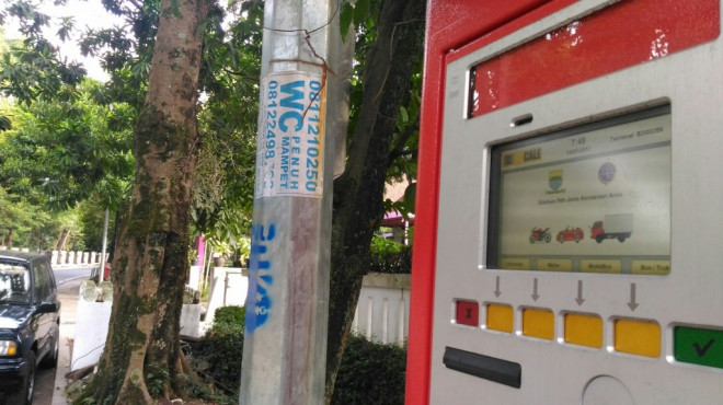 Sudut Parkir Mobil di Solo jadi 0 Derajat