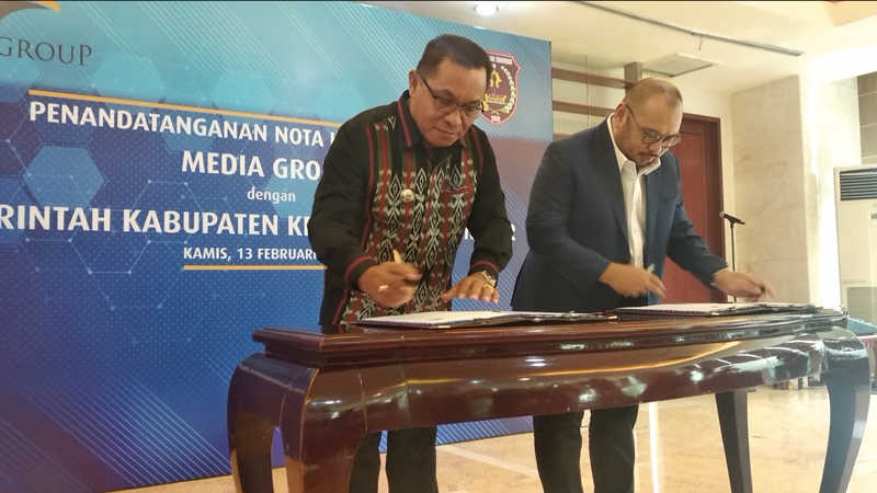Pemkab Tanimbar Gandeng Media Group Gali Potensi Daerah