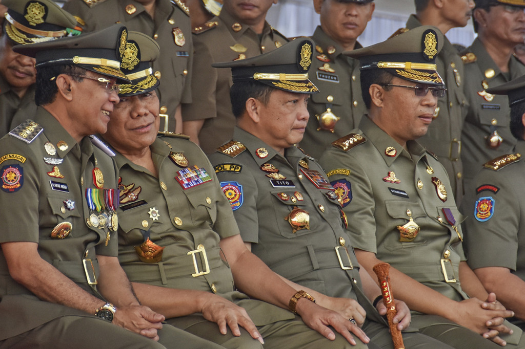 Mendagri Hadiri HUT Satpol PP di Mataram
