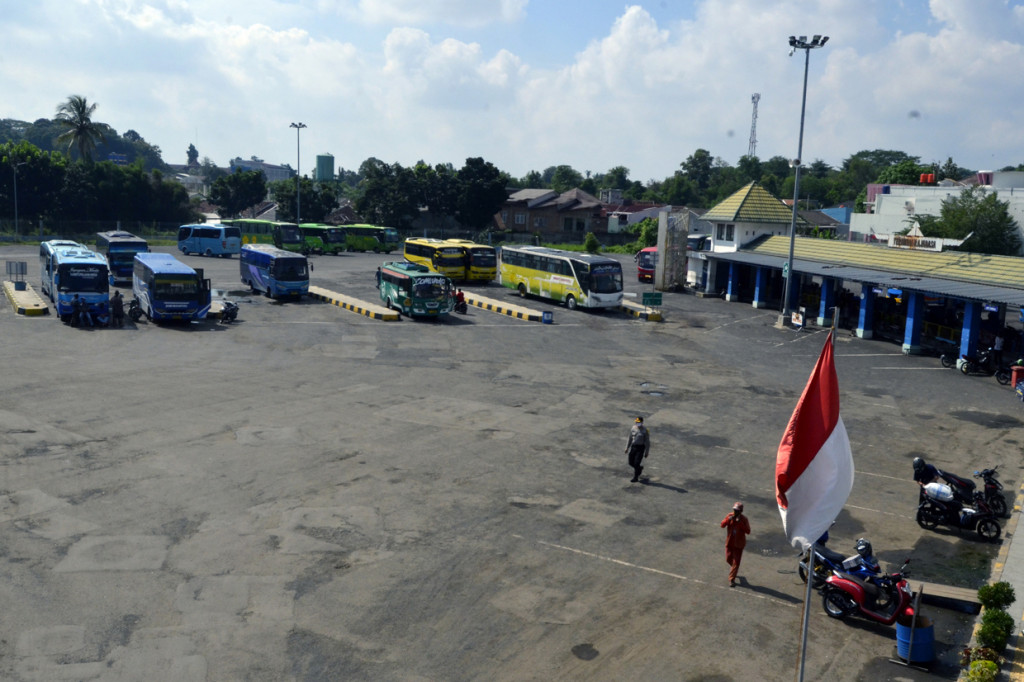 H+4 Lebaran, Terminal Rajabasa Lampung Sepi Penumpang
