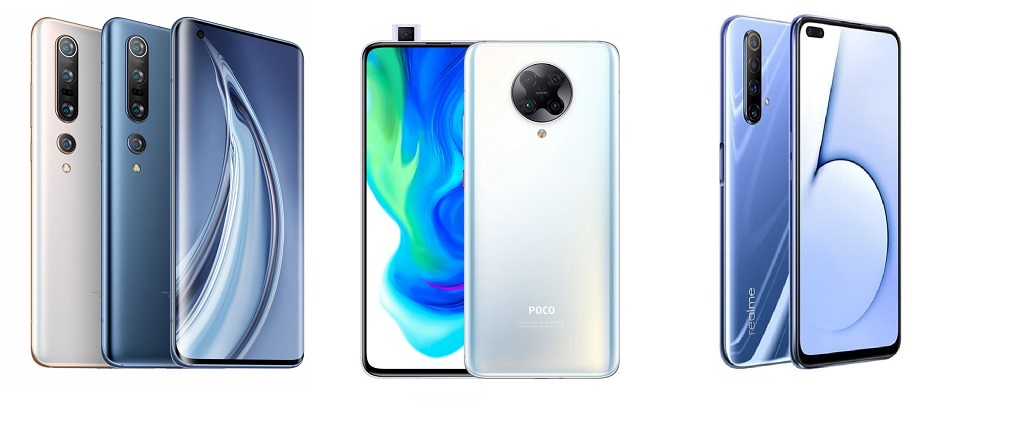 Adu Flagship Xiaomi Mi 10, Poco F2 Pro, dan realme X50 Pro 5G