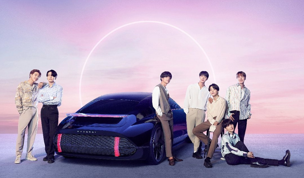BTS Rilis Lagu untuk Kampanyekan Mobil Listrik