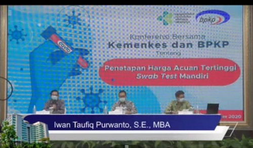 Kemenkes: Batas Harga Tertinggi Swab Test Mandiri Covid-19 Rp900.000 Kemenkes: Batas Harga Tertinggi Swab Test Mandiri Covid-19 Rp900.000