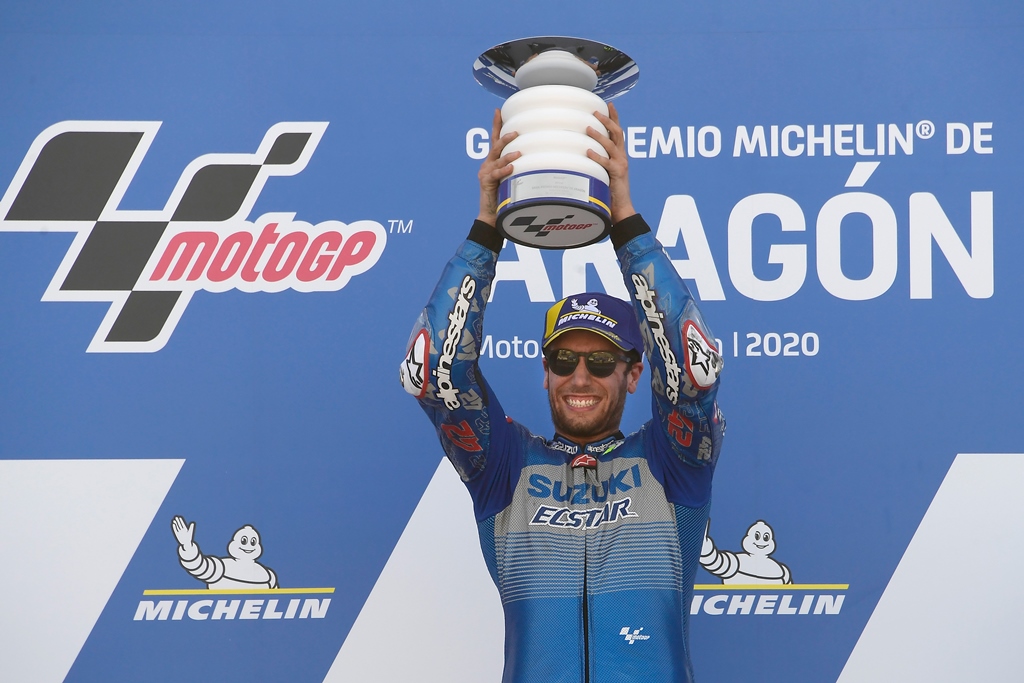 MotoGP Aragon: Alex Rins Juara MotoGP Aragon