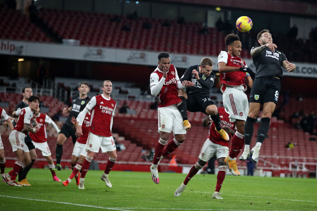 Gol Bunuh Diri Aubameyang Buat Arsenal Kalah dari Burnley