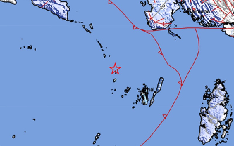 Tual Maluku Diguncang Gempa 5,1 Magnitudo