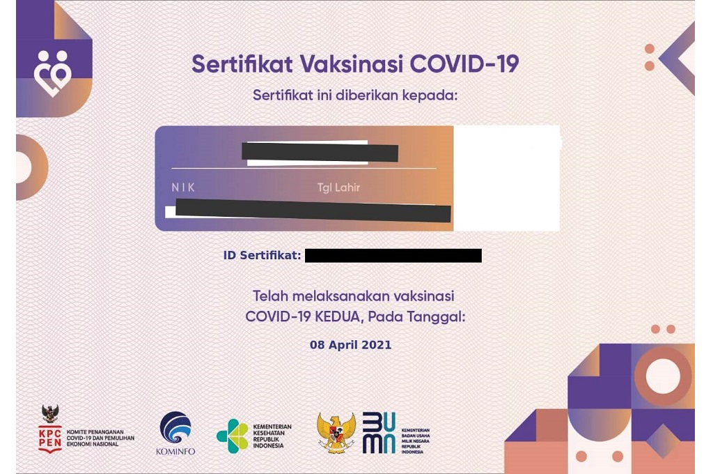 Begini Cara Unduh Sertifikat Vaksinasi Begini Cara Unduh Sertifikat Vaksinasi