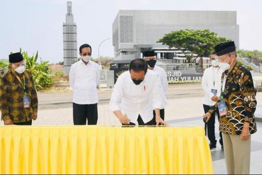 Momen Jokowi Kunjungi Madrasah Muallimin Muhammadiyah Yogyakarta