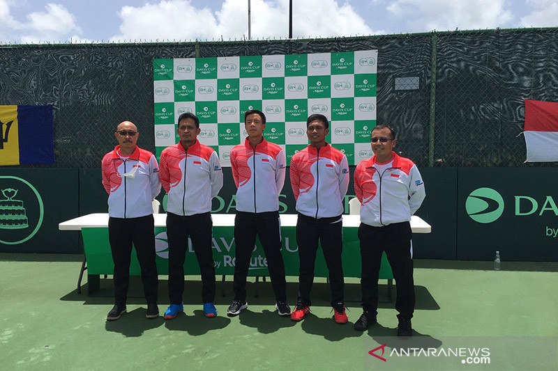 Tim Tenis Indonesia Kalah dari Barbados di Davis Cup 2021