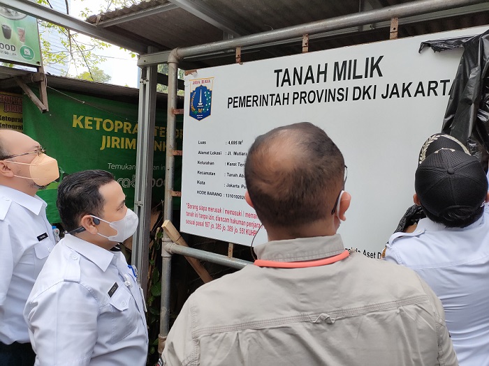 BPAD DKI Selamatkan Aset Tanah di Tanah Abang BPAD DKI Selamatkan Aset Tanah di Tanah Abang