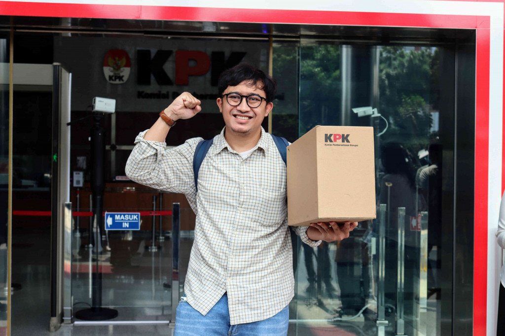 Foto: Mantan Penyidik Muda KPK Lakso Anindhito Pamit dari KPK
