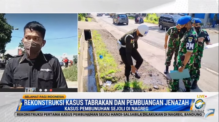 Rekonstruksi Kasus Tabrak Lari Oknum Tni Kecepatan Di Atas 60 Km Jam