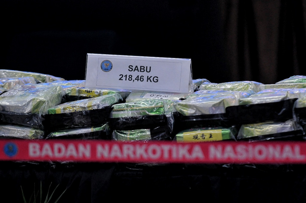 Foto: BNN Sita 218,46 Kg Sabu dan 16.586 Butir Ekstasi