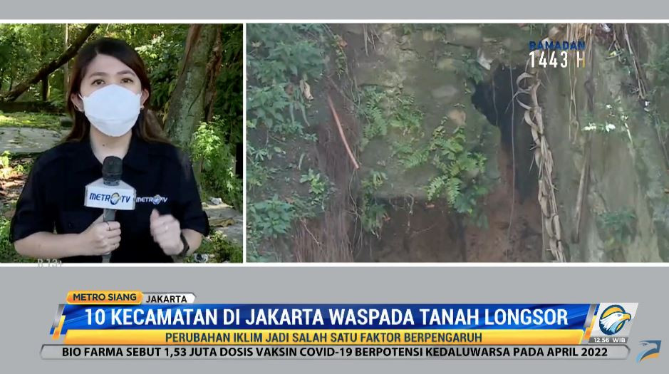 10 Kecamatan di Jakarta Rawan Tanah Longsor, Terbanyak di Jaksel