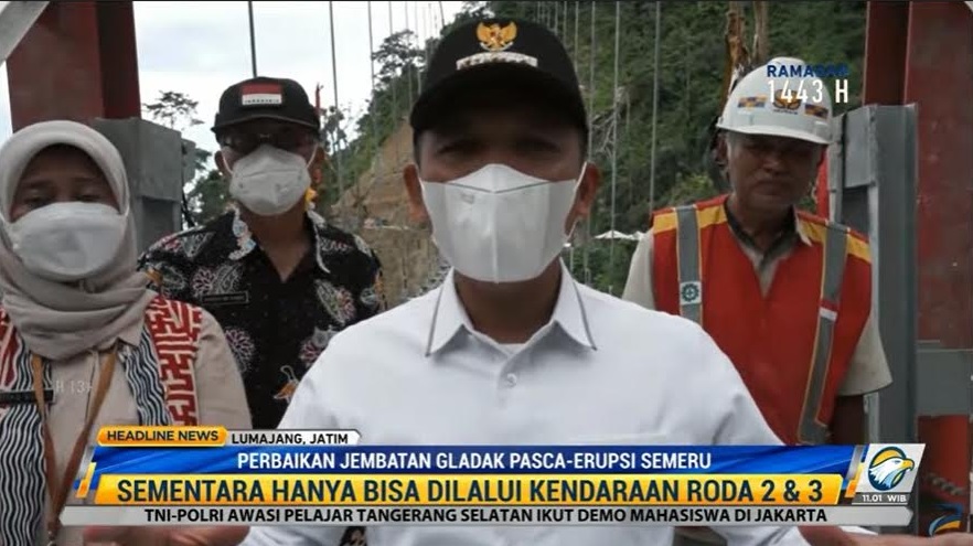 Perbaikan Darurat Jembatan Gladak Rampung Sebelum Lebaran Perbaikan Darurat Jembatan Gladak Rampung Sebelum Lebaran