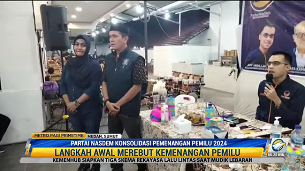 Dpd Nasdem Medan Gelar Konsolidasi Bahas Pemenangan Pemilu 2024