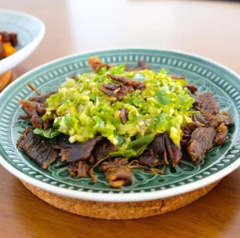 Nikmatnya Resep Dendeng Cabai Hijau