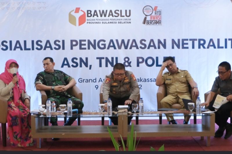 Bawaslu Sulsel Cegah ASN Berpolitik Praktis