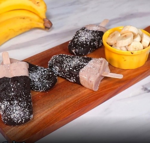 Resep Es Potong Banana Honey