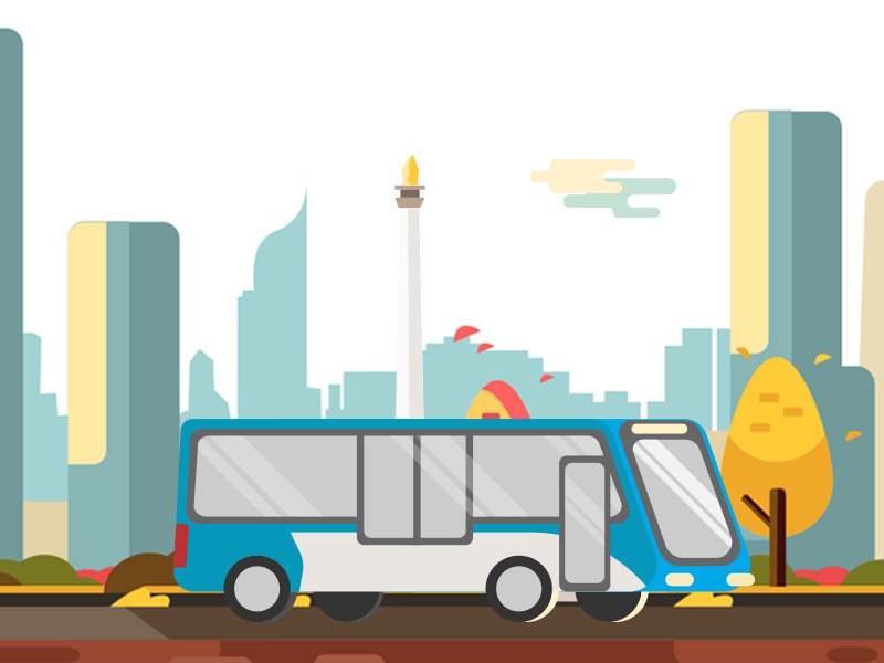 13 Koridor TransJakarta Beroperasi 24 Jam