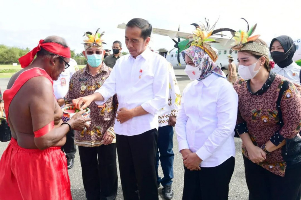 Jokowi Tiba di Kepulauan Aru Maluku