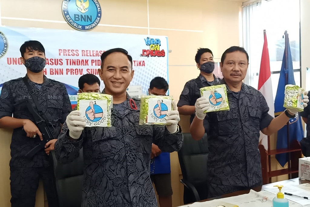 BNNP Sumsel Sita 5 Kg Sabu di Kemasan Pempek