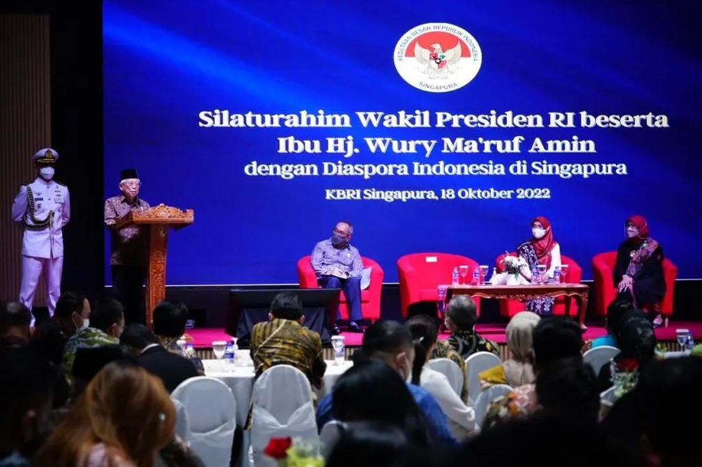 Antusiasme Diaspora Indonesia di Singapura Jelang Bertemu Wapres Maruf