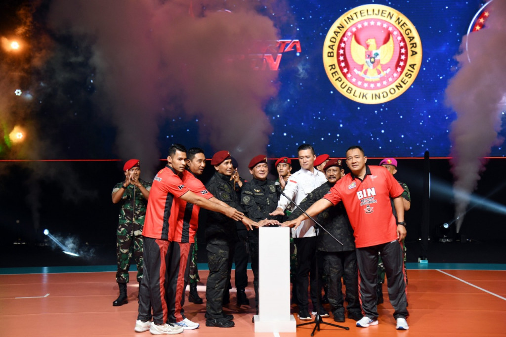 Makin Serius Bina Olahraga, PORBIN Luncurkan Tim Bola Voli Putra dan Putri